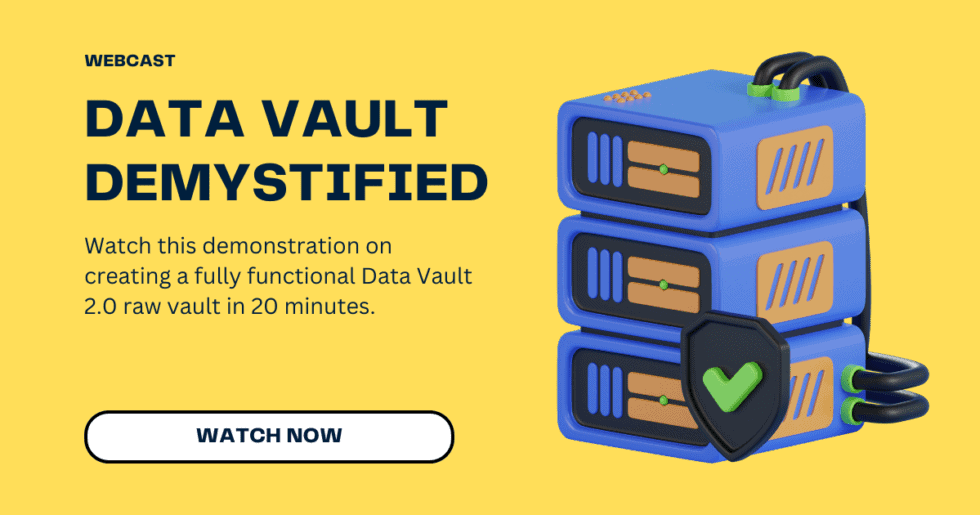 Webcast: Data Vault Demystified | WhereScape