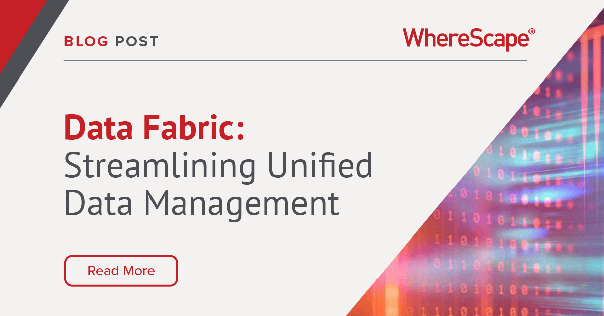 Unified Data Fabric: Streamlining Data Management | WhereScape