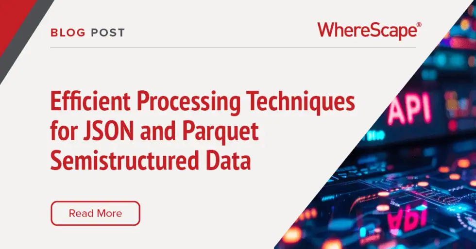 Processing Techniques for JSON and Parquet Semi Structured Data