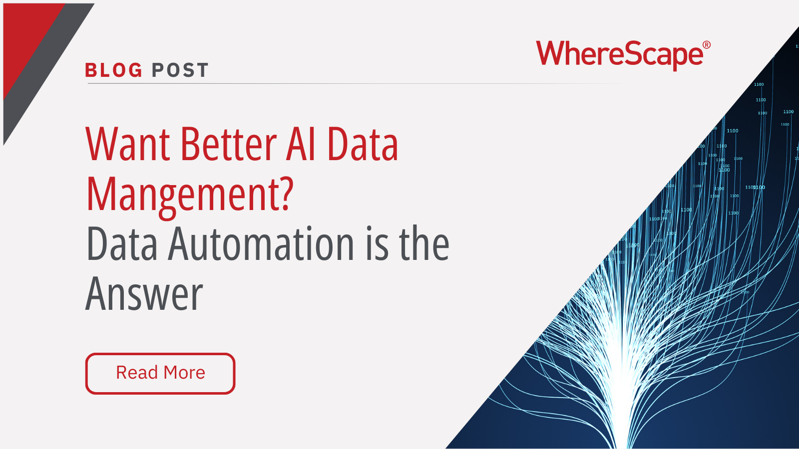Want Better AI Data Management? Data Automation is the Answer | WhereScape