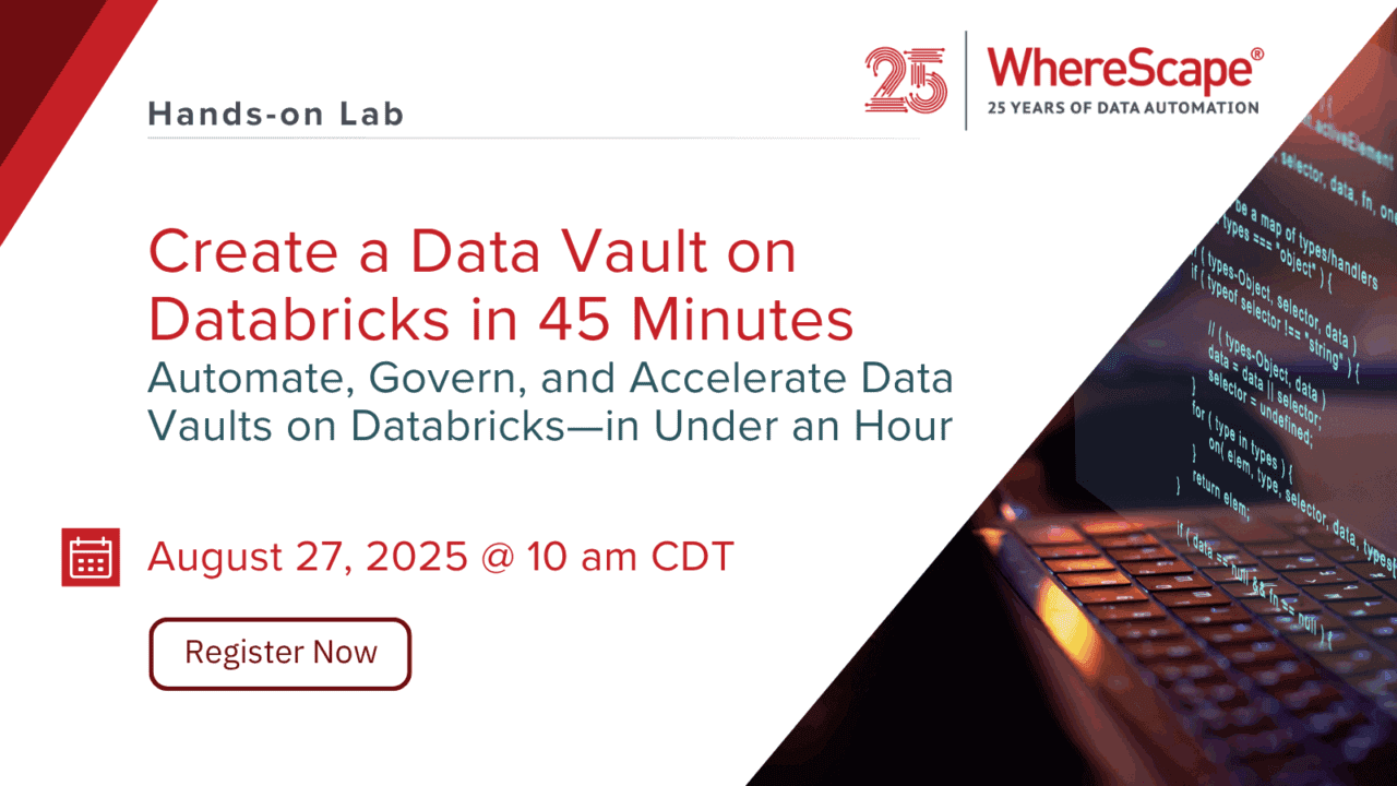 Data Automation | Data Warehouse Automation | WhereScape