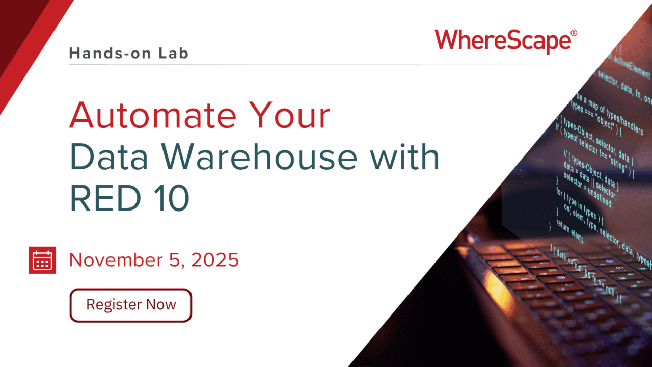 Data Automation | Data Warehouse Automation | WhereScape